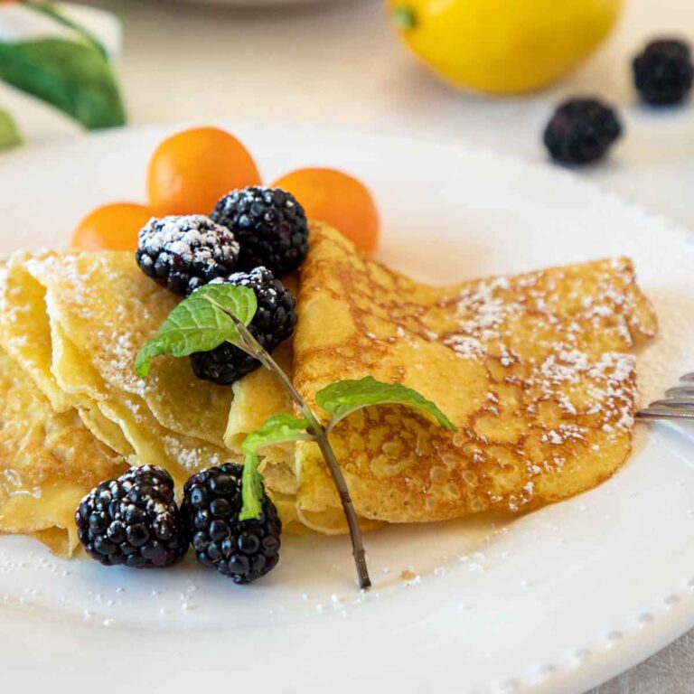 Easiest Crepes with Lemon Curd – Art of Natural Living