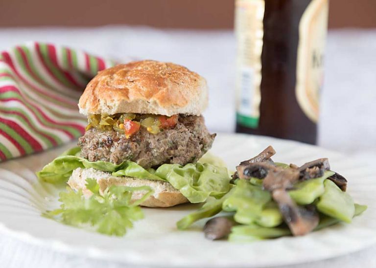 Mushroom Beef Burger – Art of Natural Living
