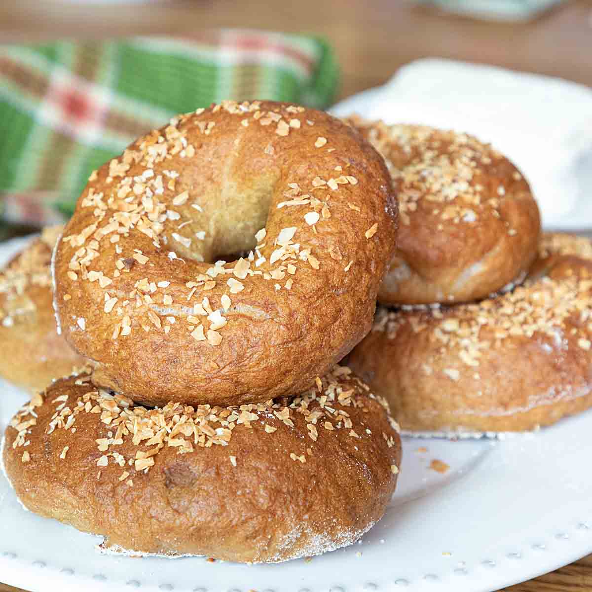 Homemade Onion Bagels – Art of Natural Living
