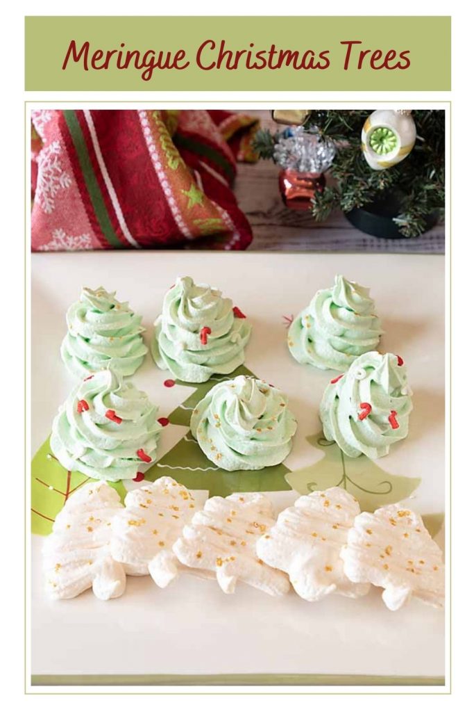 Meringue Christmas Trees Two Ways – Art of Natural Living