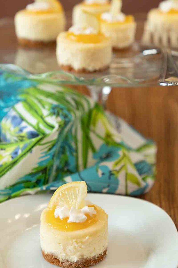 Lemon White Chocolate Mini Cheesecakes – Art of Natural Living
