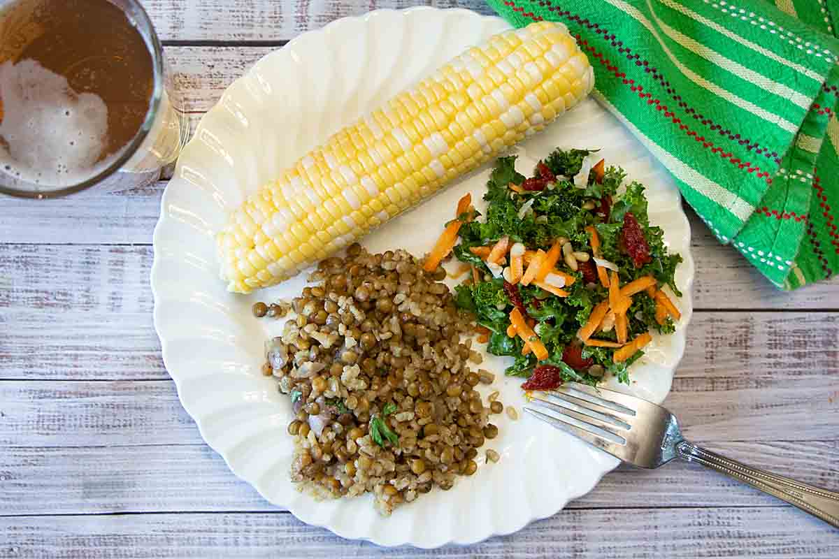 One Pot Cheesy Rice & Lentils – Art of Natural Living