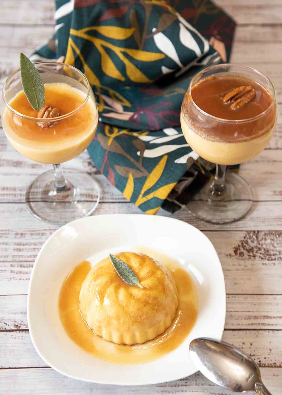 Pumpkin Panna Cotta with Caramel Sauce – Art of Natural Living