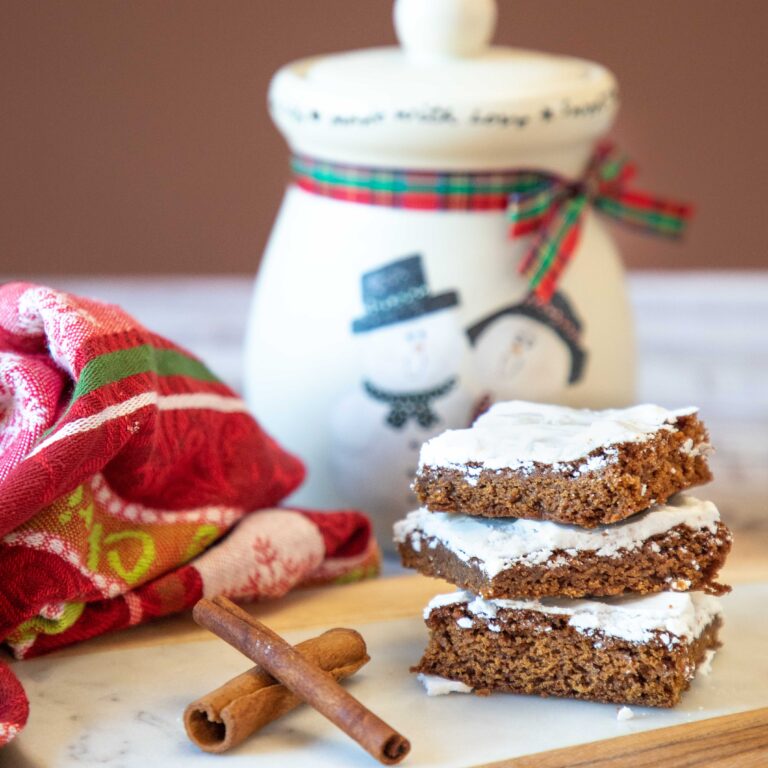 Iced Gingerbread Bars – Art of Natural Living