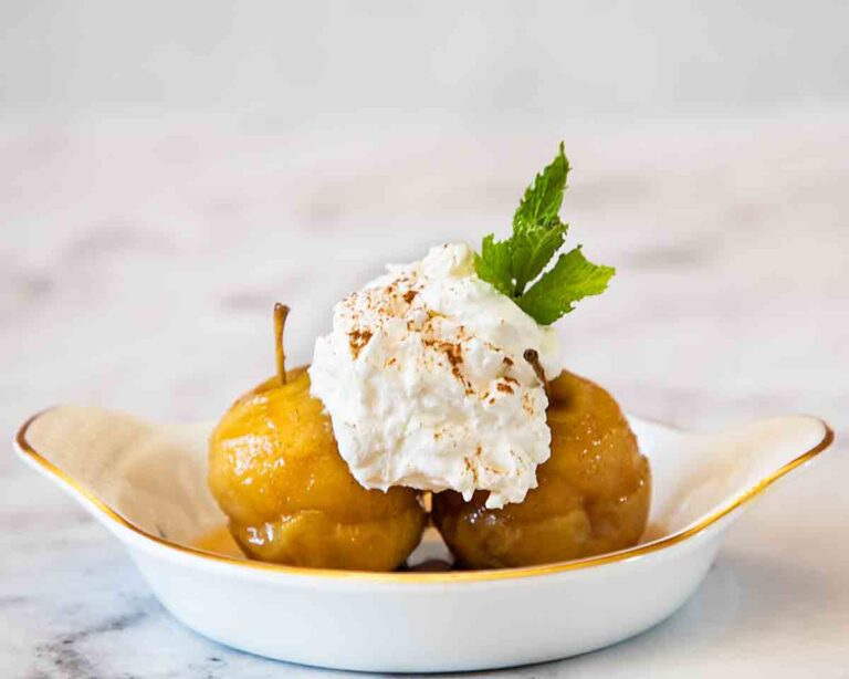 (Baked or) Cider Poached Apples – Art of Natural Living