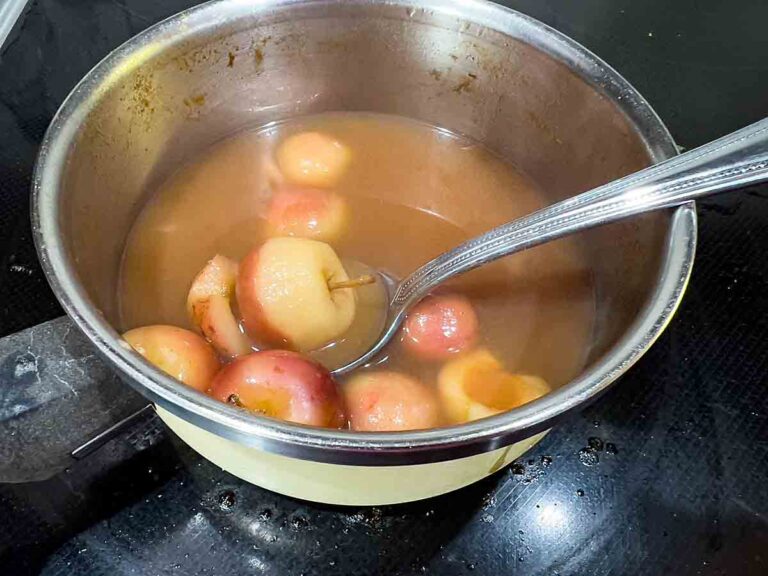 (Baked or) Cider Poached Apples – Art of Natural Living